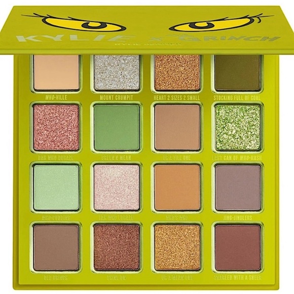 Kylie Cosmetics | Makeup | Kylie X The Grinch Pressed Powder Palette | Poshmark